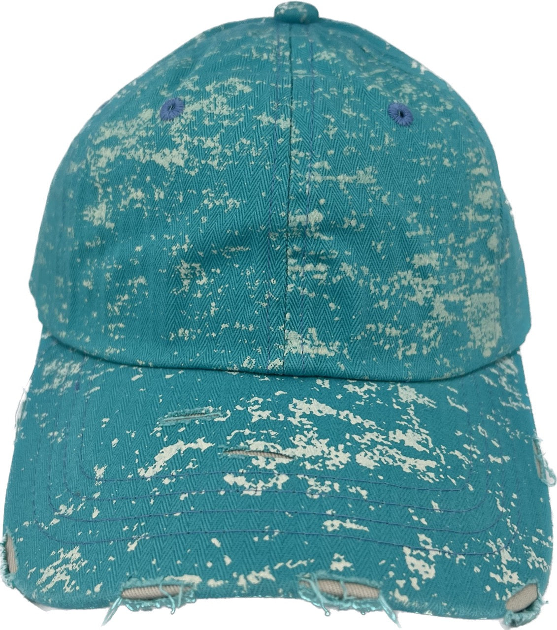 Turquoise Splatter Hat – Southern Grace Wholesale