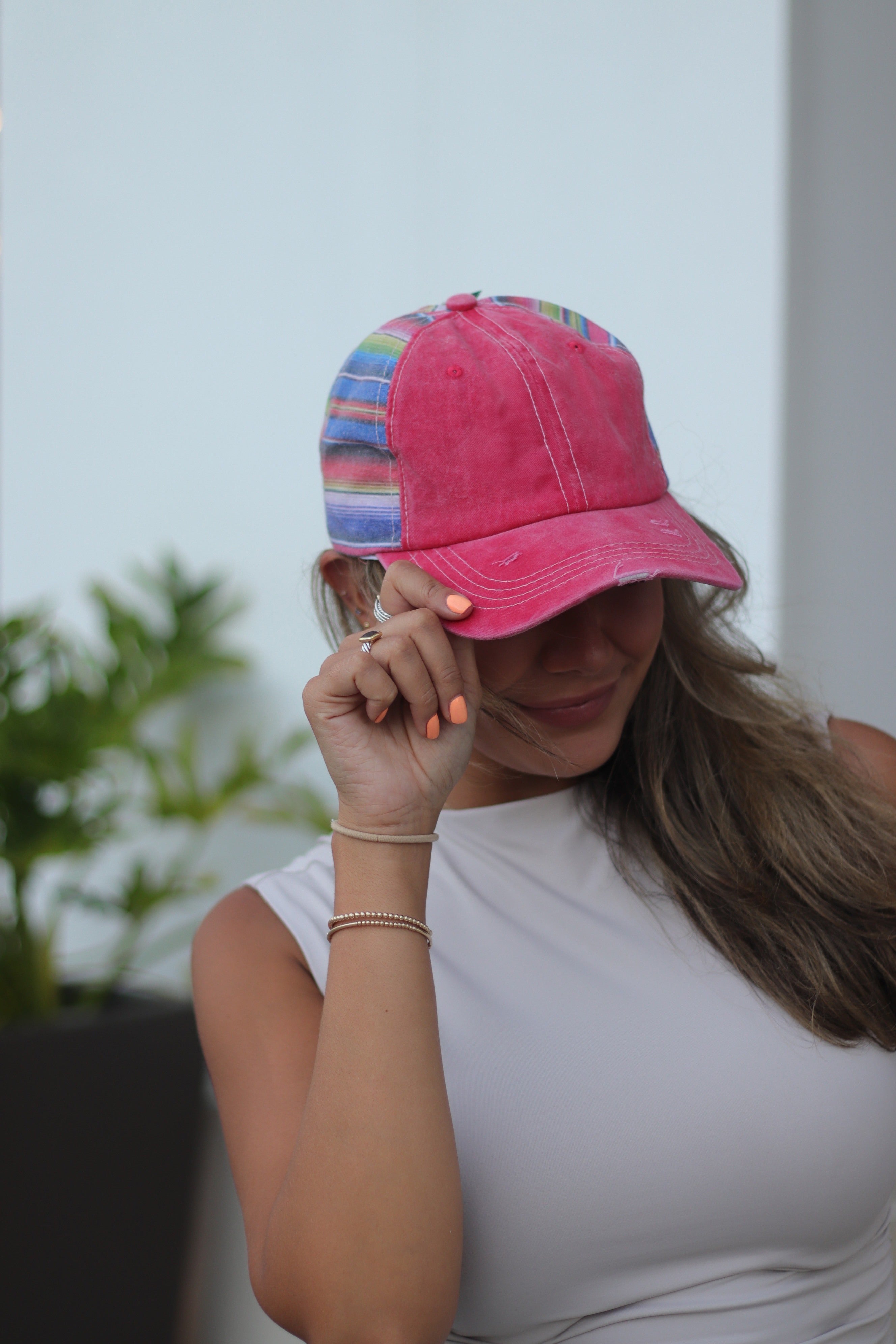 Red and Serape Hat – Southern Grace Wholesale